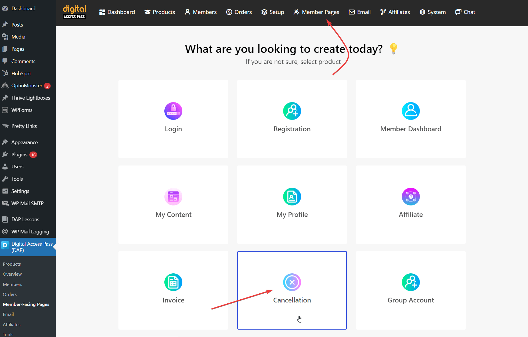 Self-Cancellation Options – DAP Documents